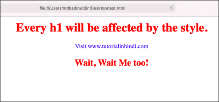 Css Selectors In Hindi Selector क्या है इसके प्रकार Tutorial In Hindi