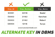 Keys in DBMS in Hindi (DBMS में Keys क्या है)? - Tutorial in Hindi